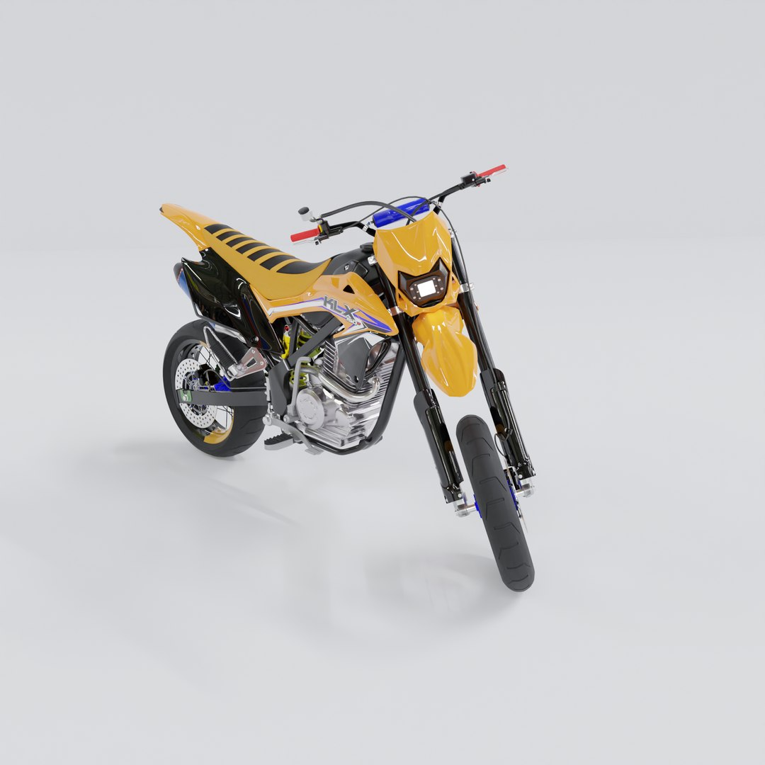3D KAWASAKI KLX 150 BF 2020 model - TurboSquid 2096554