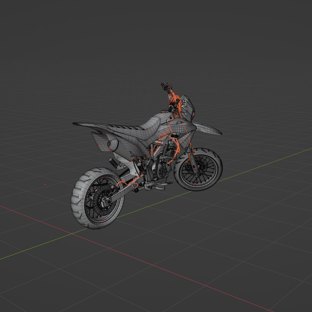 3D KAWASAKI KLX 150 BF 2020 model - TurboSquid 2096554