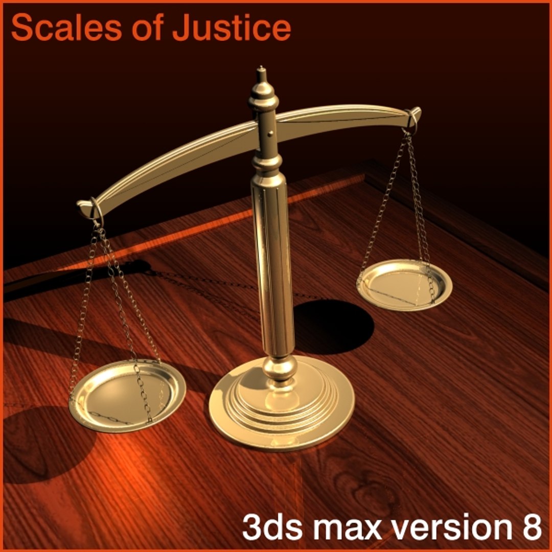 Scales Justice 3d Model