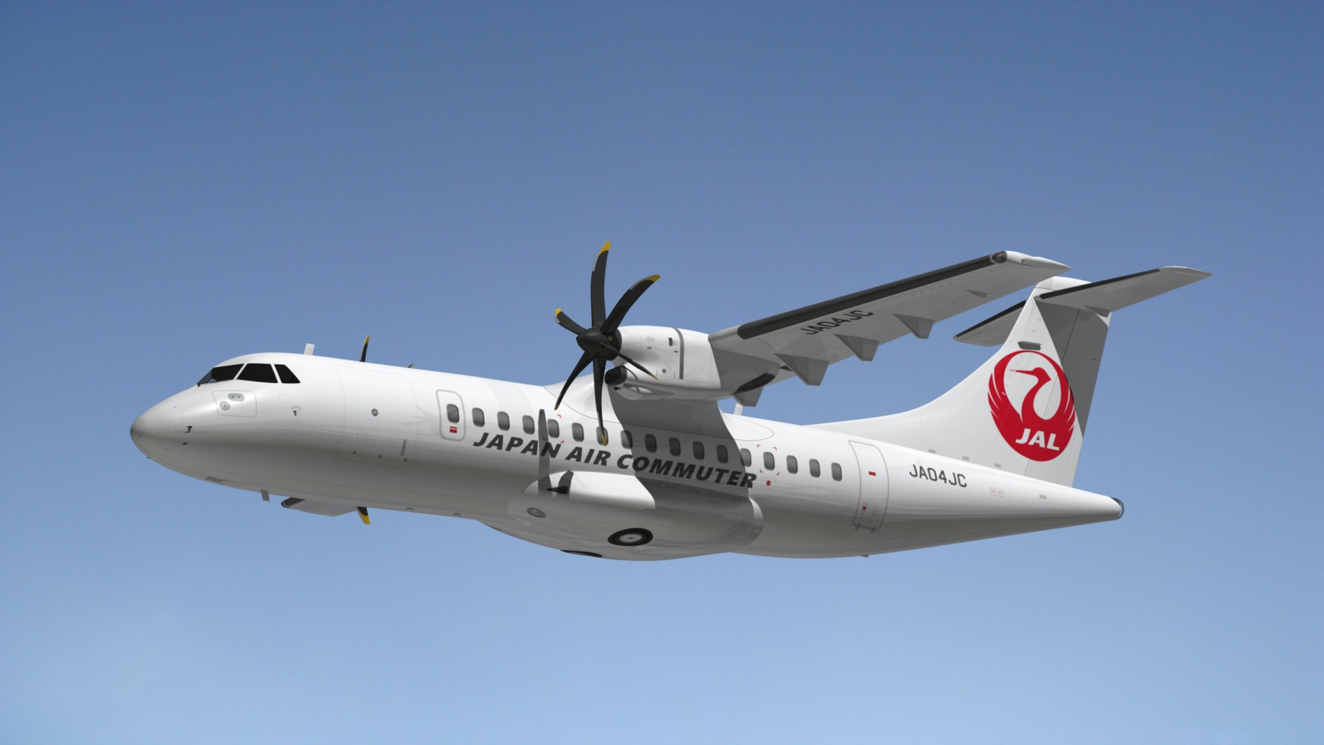 3D atr 42 jal - TurboSquid 1682995