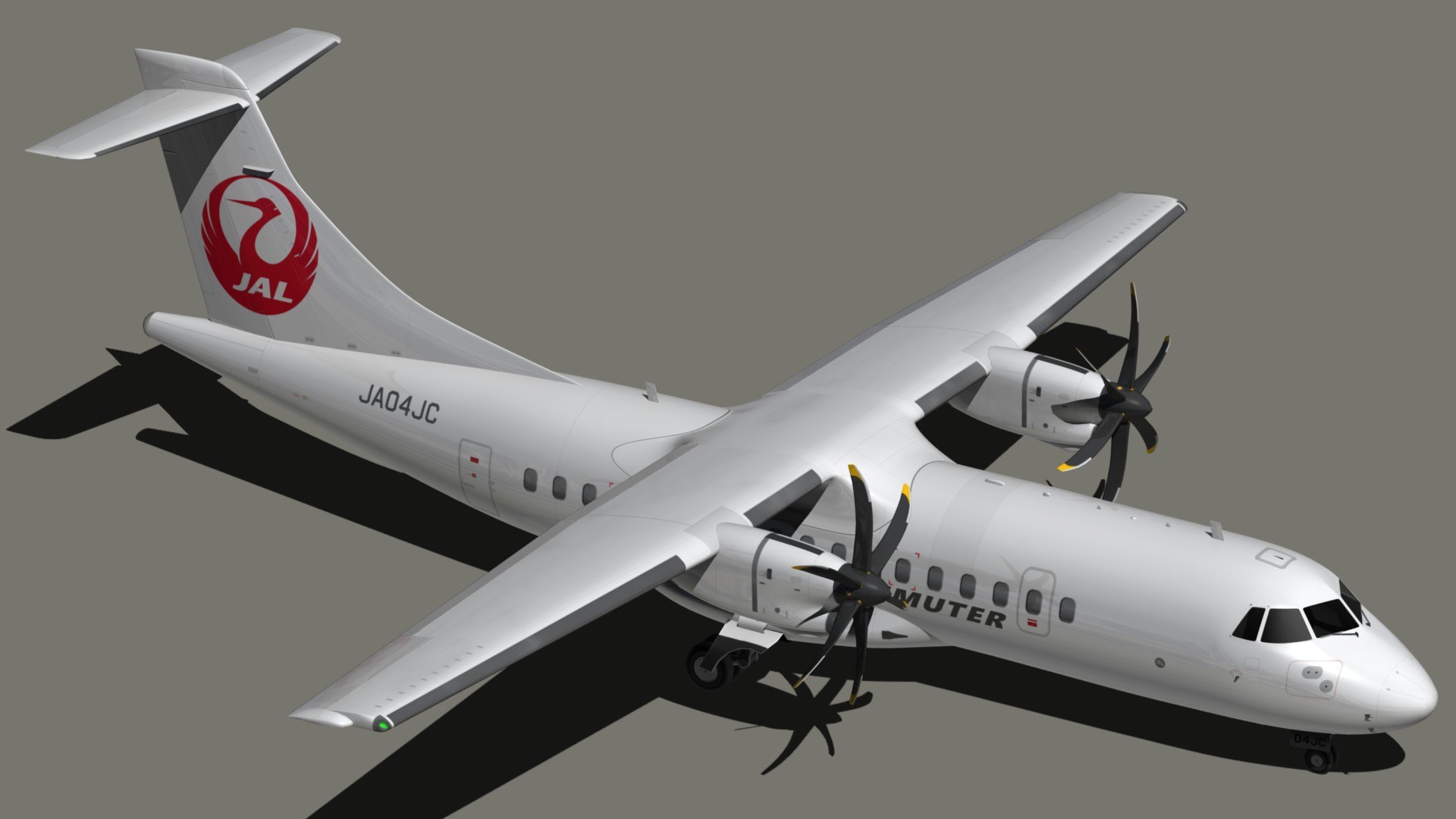 3D atr 42 jal - TurboSquid 1682995