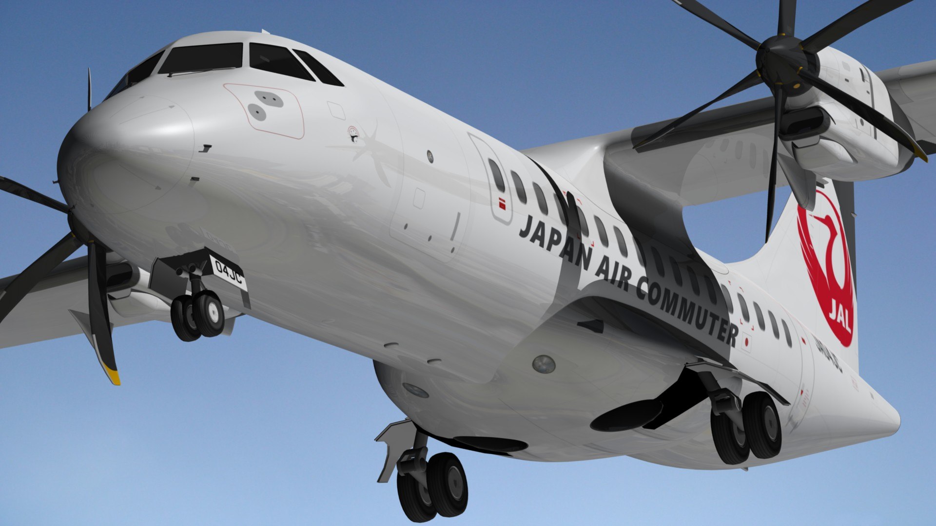 3D atr 42 jal - TurboSquid 1682995