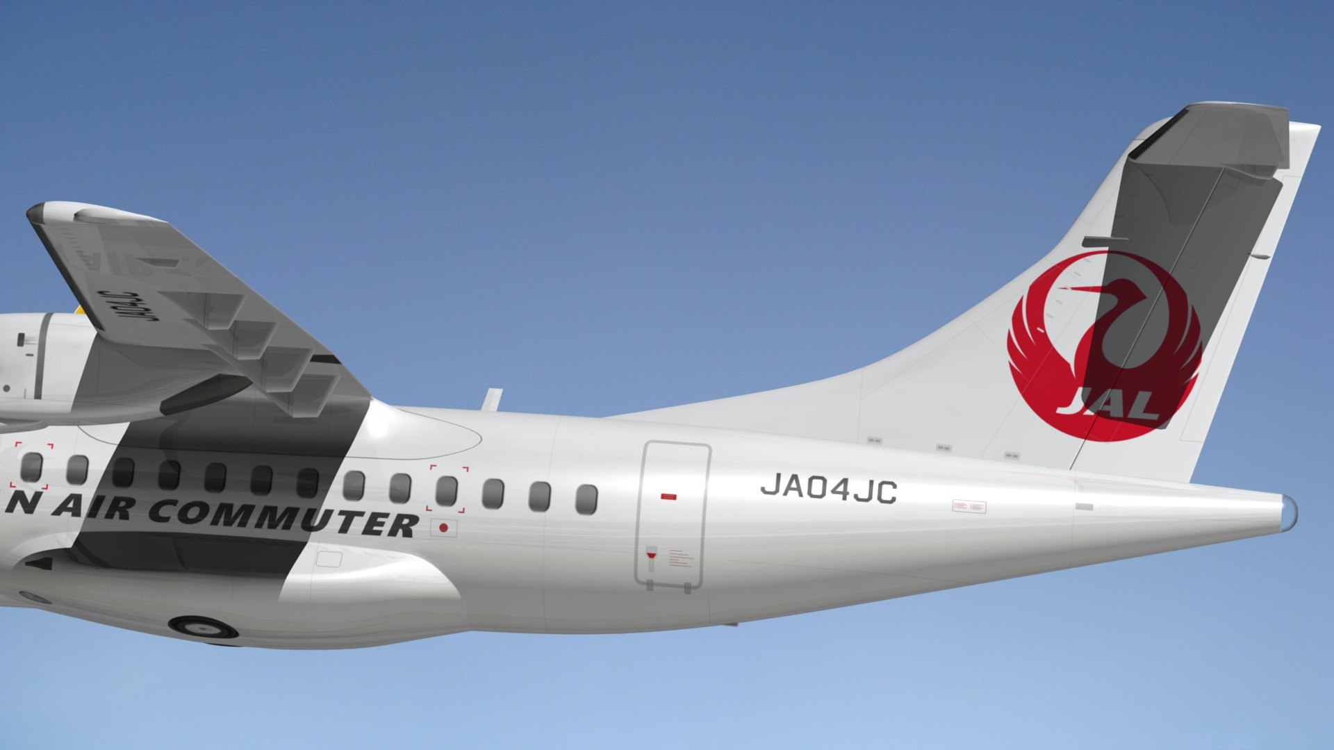 3D atr 42 jal - TurboSquid 1682995