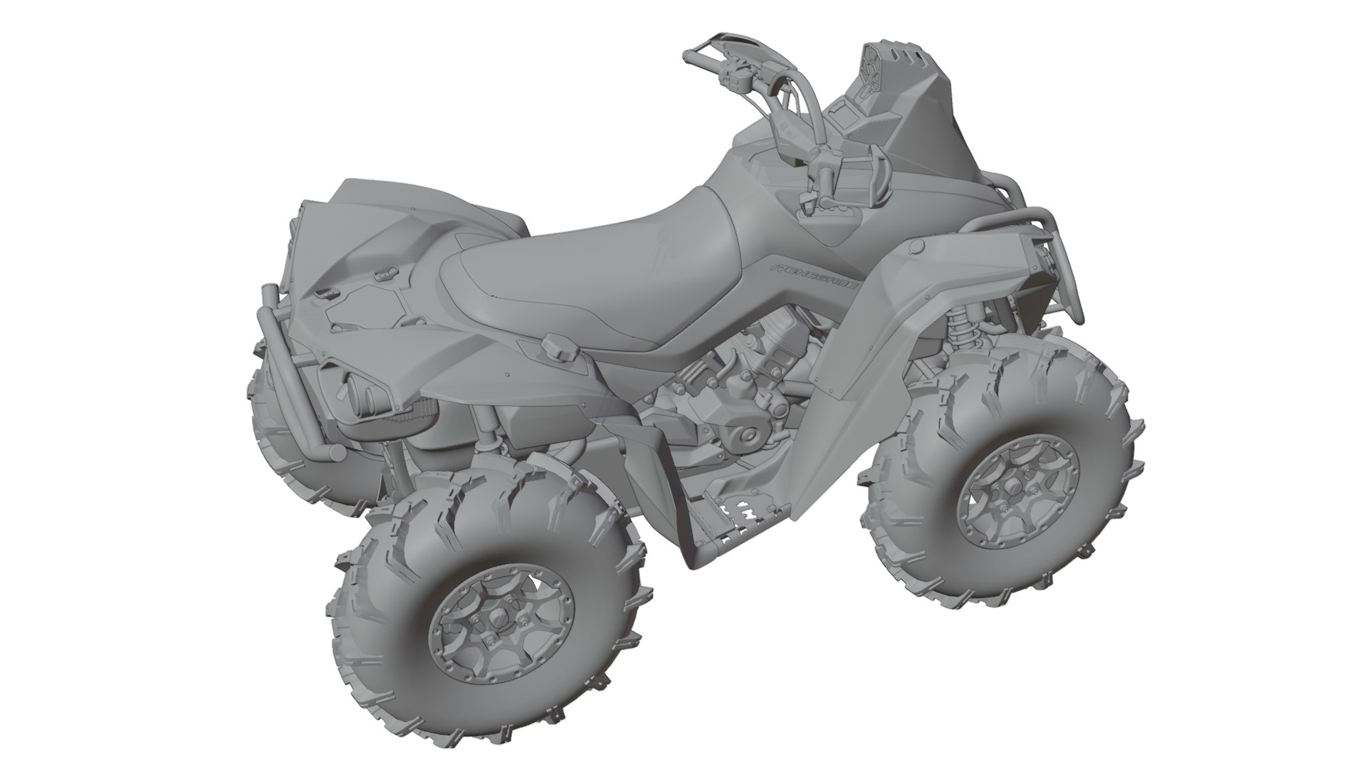 2025 Can Am Renegade XMR 1000 3D Model - TurboSquid 2388927
