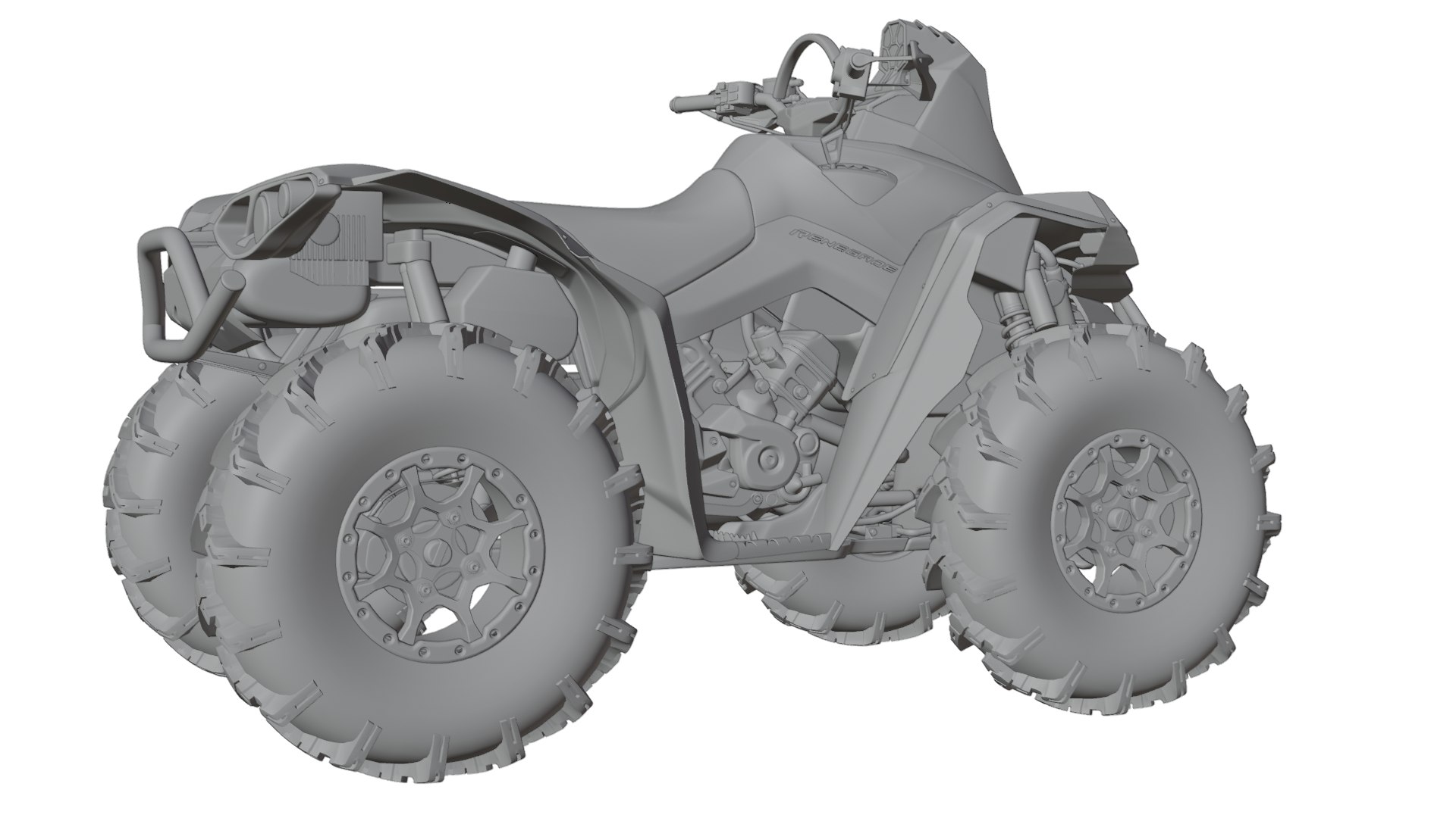 2025 Can Am Renegade XMR 1000 3D Model - TurboSquid 2388927