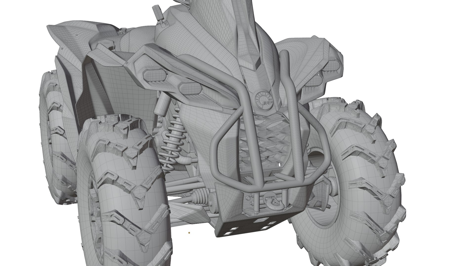 2025 Can Am Renegade XMR 1000 3D Model - TurboSquid 2388927
