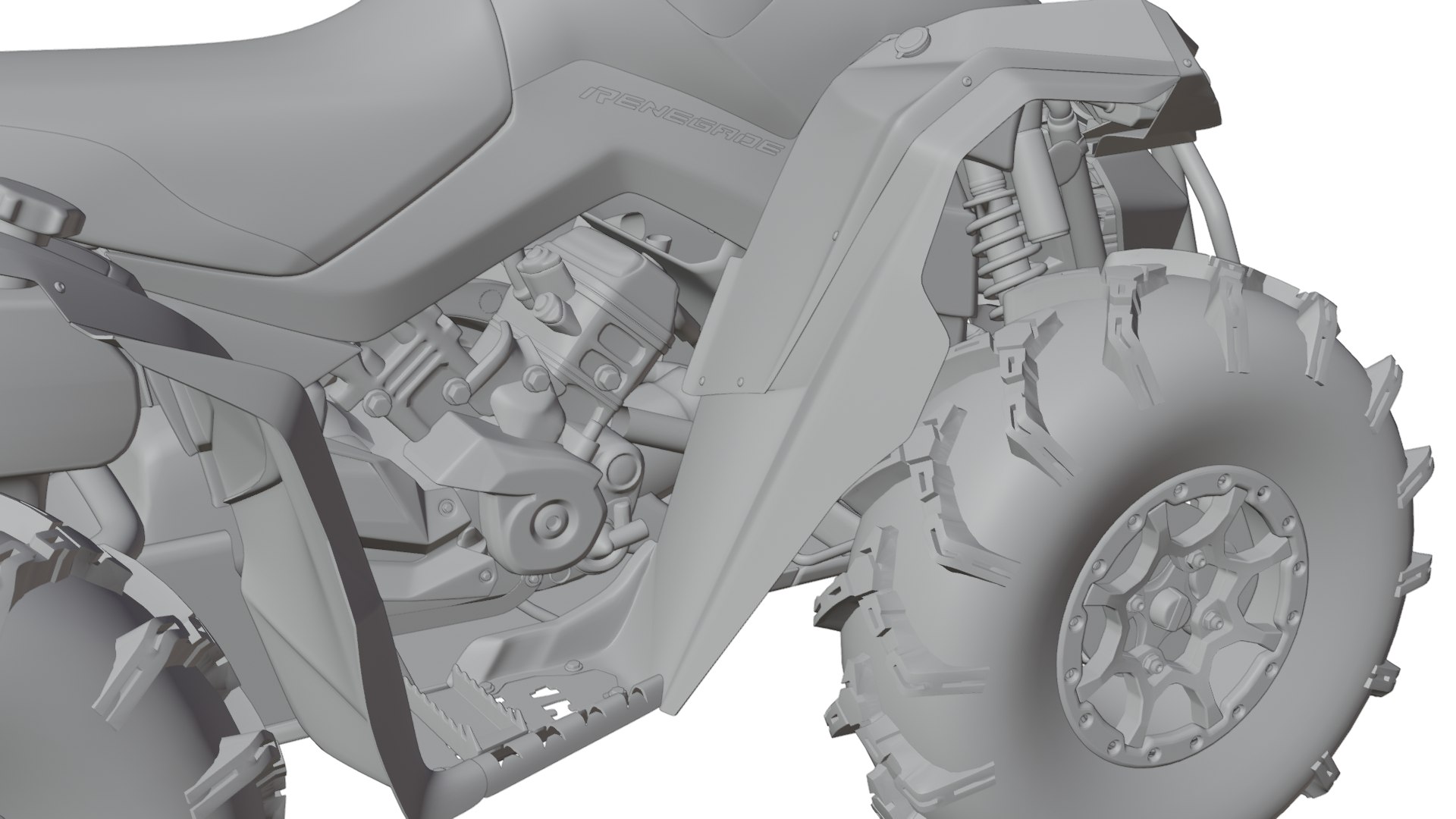 2025 Can Am Renegade XMR 1000 3D Model - TurboSquid 2388927