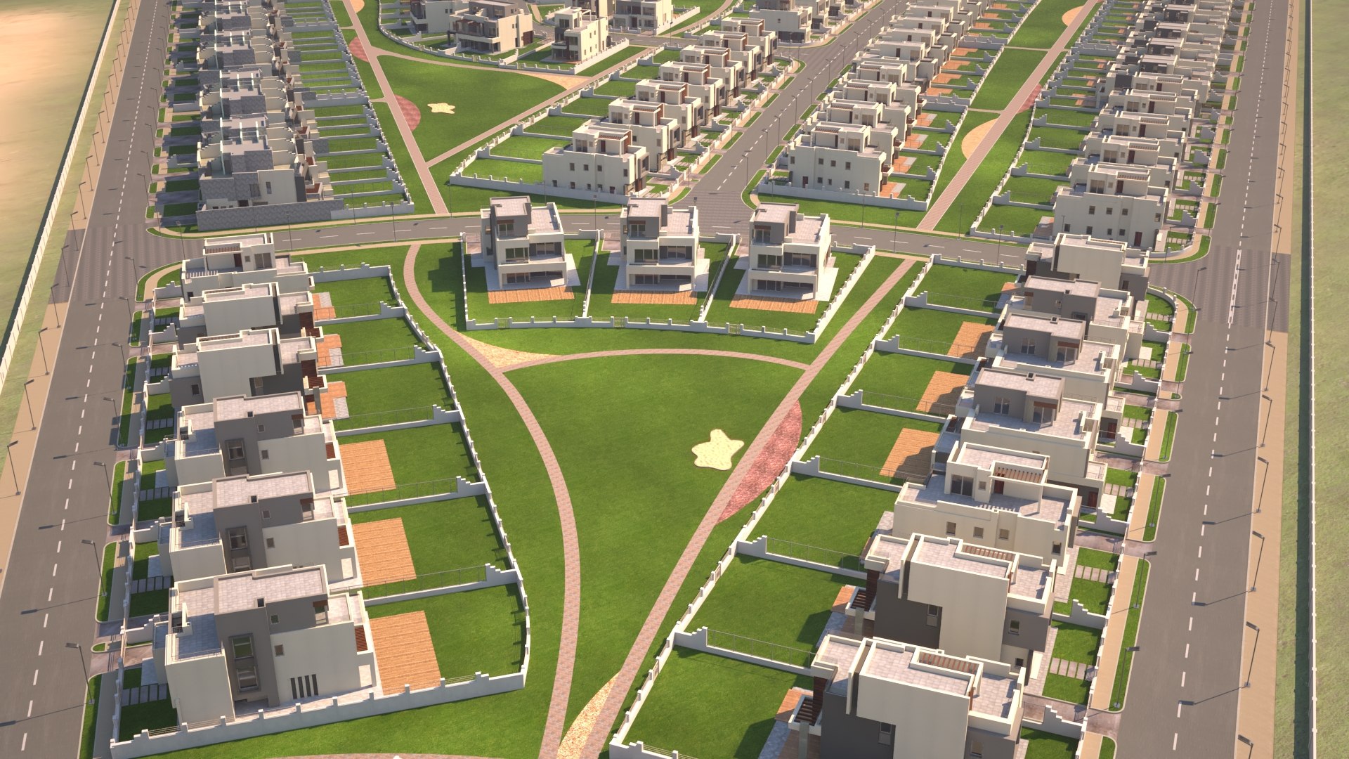 3D Suburb-2017 - TurboSquid 1759465