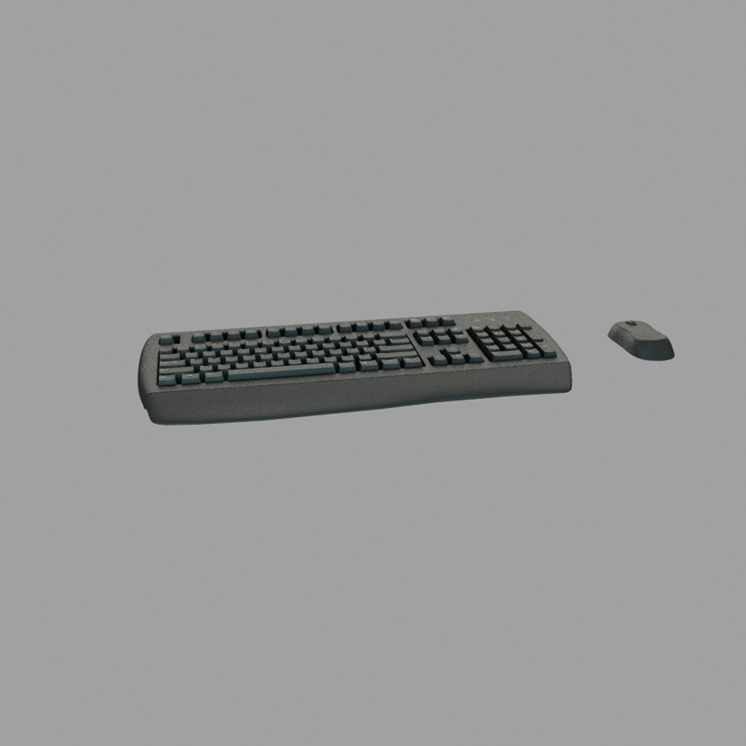 3d Model Keyboard Mouse