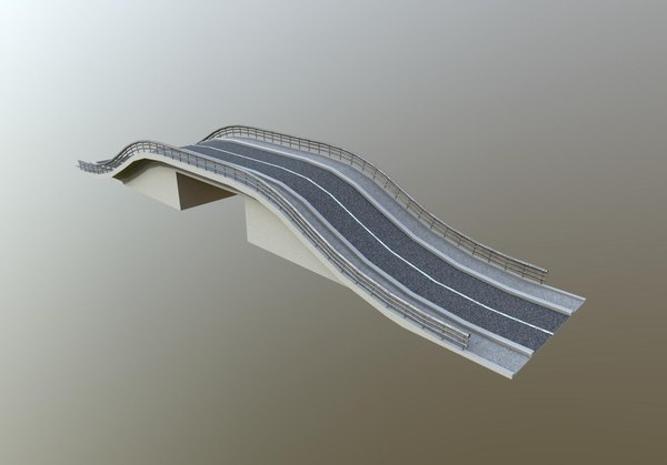 road bridge 3d model
