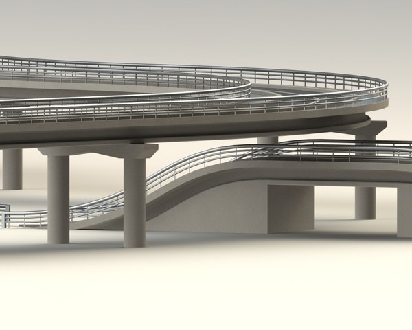 road bridge 3d model
