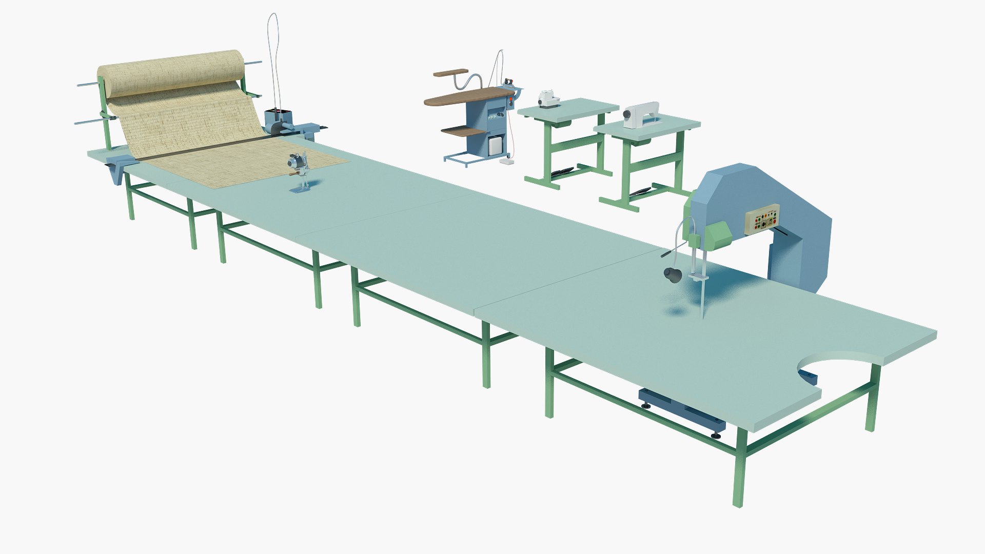 3D Model Sewing Factory - TurboSquid 1832873