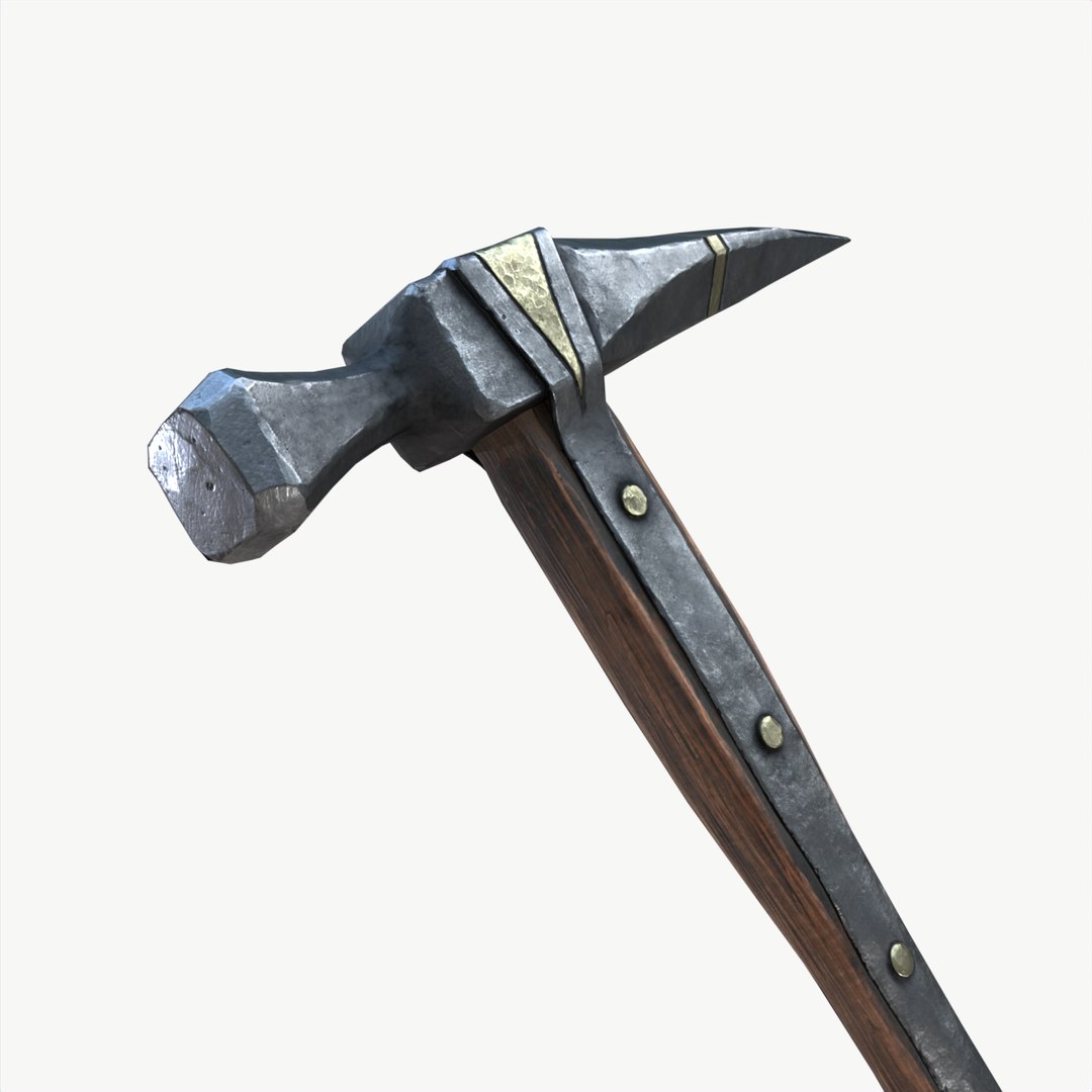3D Medieval Hammer - TurboSquid 2131603