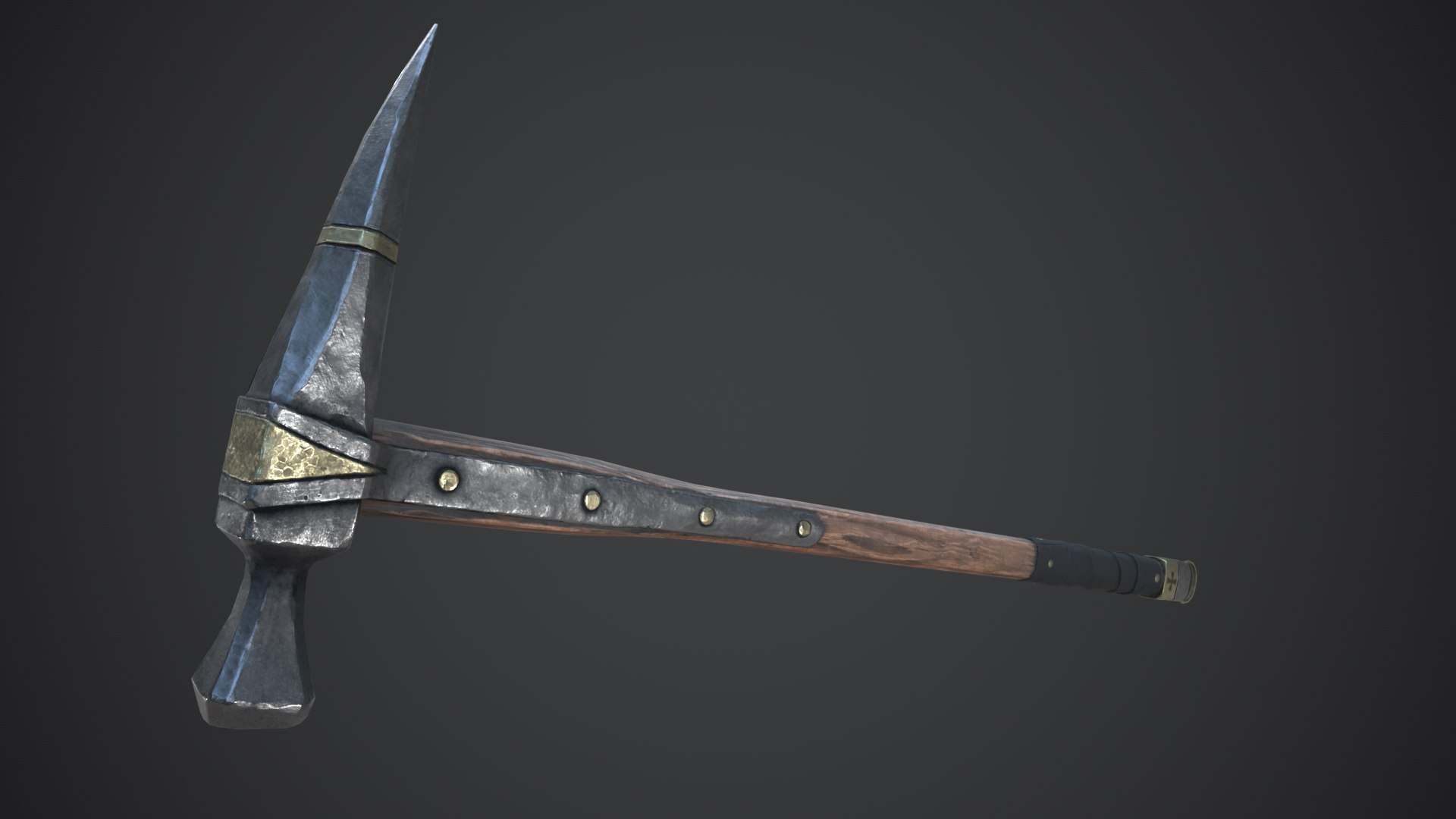3D Medieval Hammer - TurboSquid 2131603