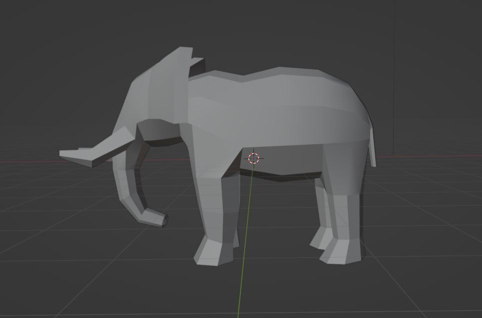 3D Elephant Low-poly 3D Model Model - TurboSquid 2337869