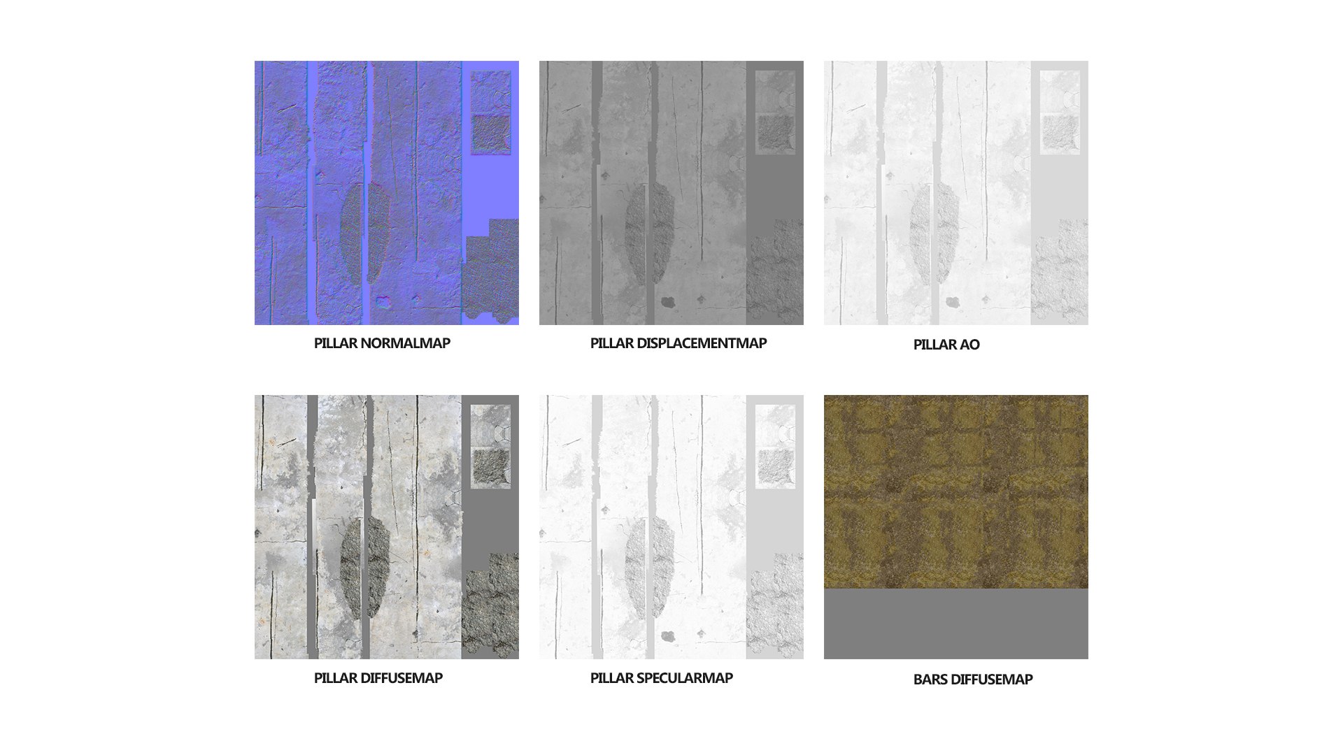 3D Pillar Column Rubble Model - TurboSquid 1674766