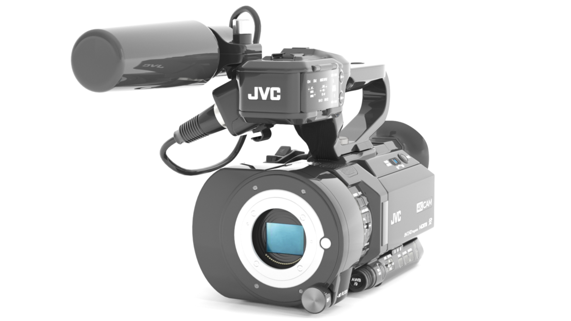 JVC GY-LS300CHU Ultra 4K HD 4KCAM Super 35 Pro Camcorder Model ...