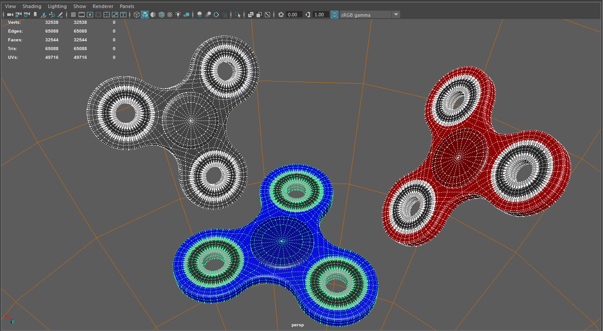 Fidget Spinner 3D Model - TurboSquid 1176456