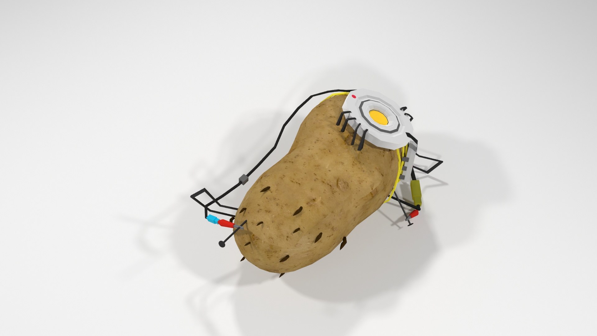 GLaDOS In A Potato 3D Model - TurboSquid 2030373