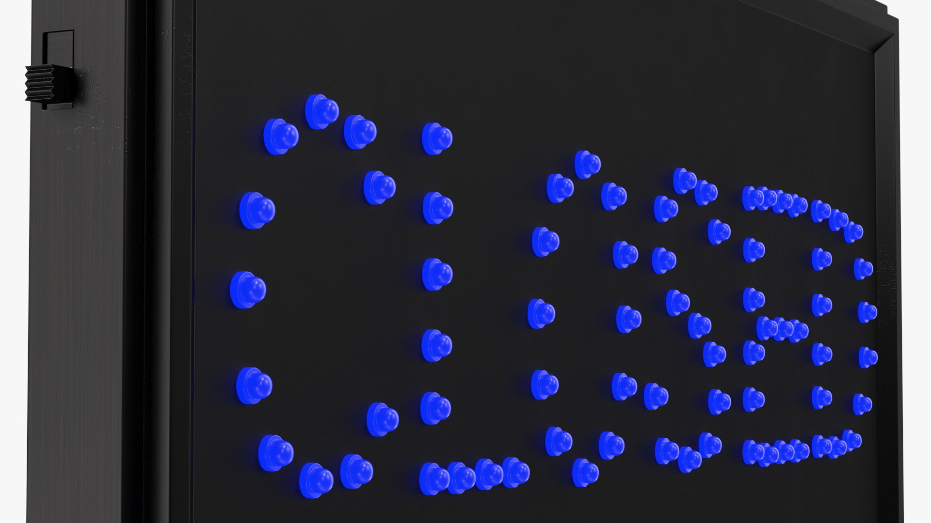 Classic Blue LED Sign Closed ON Model - TurboSquid 2105610