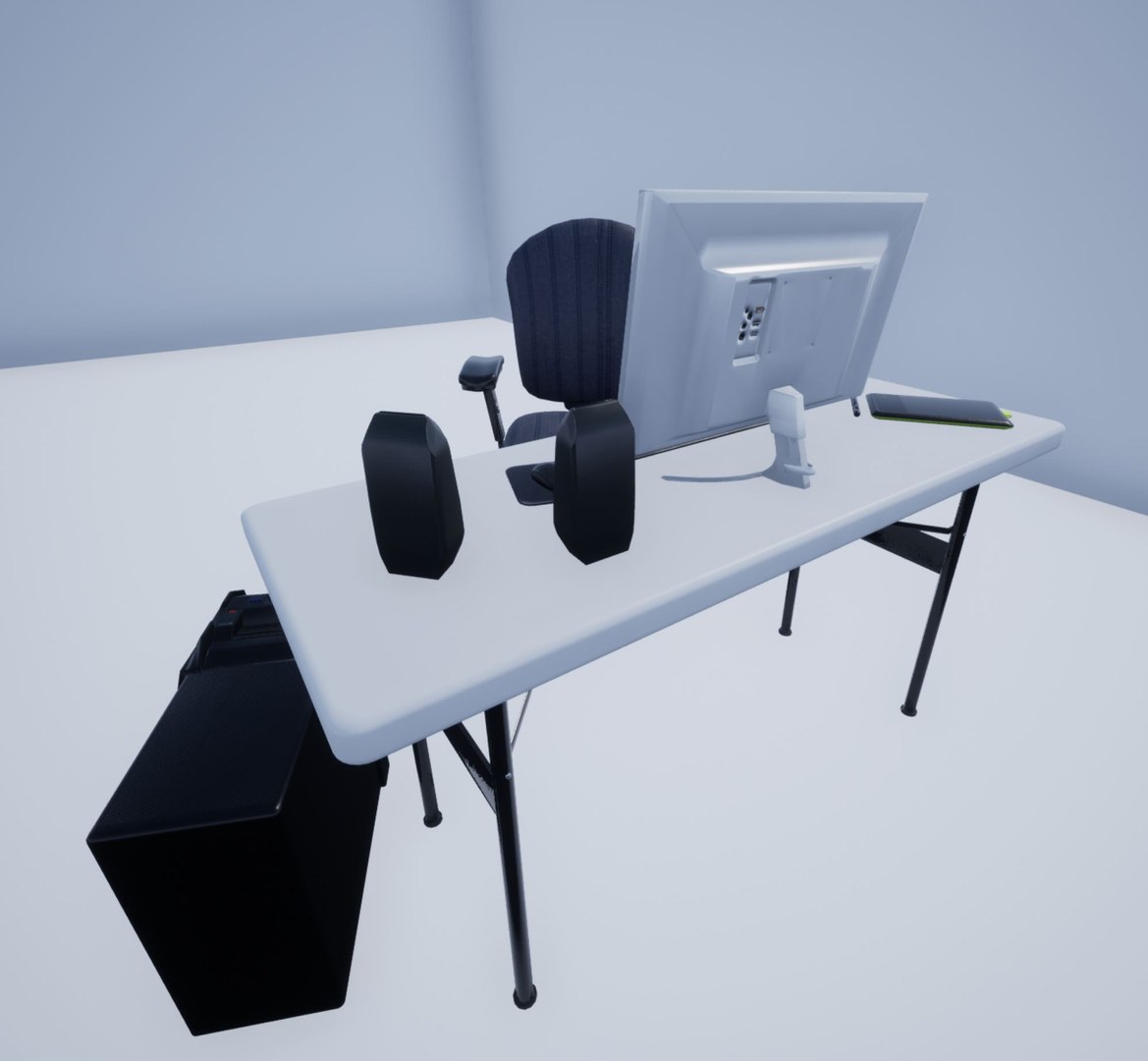 Computer set 3D - TurboSquid 1288565