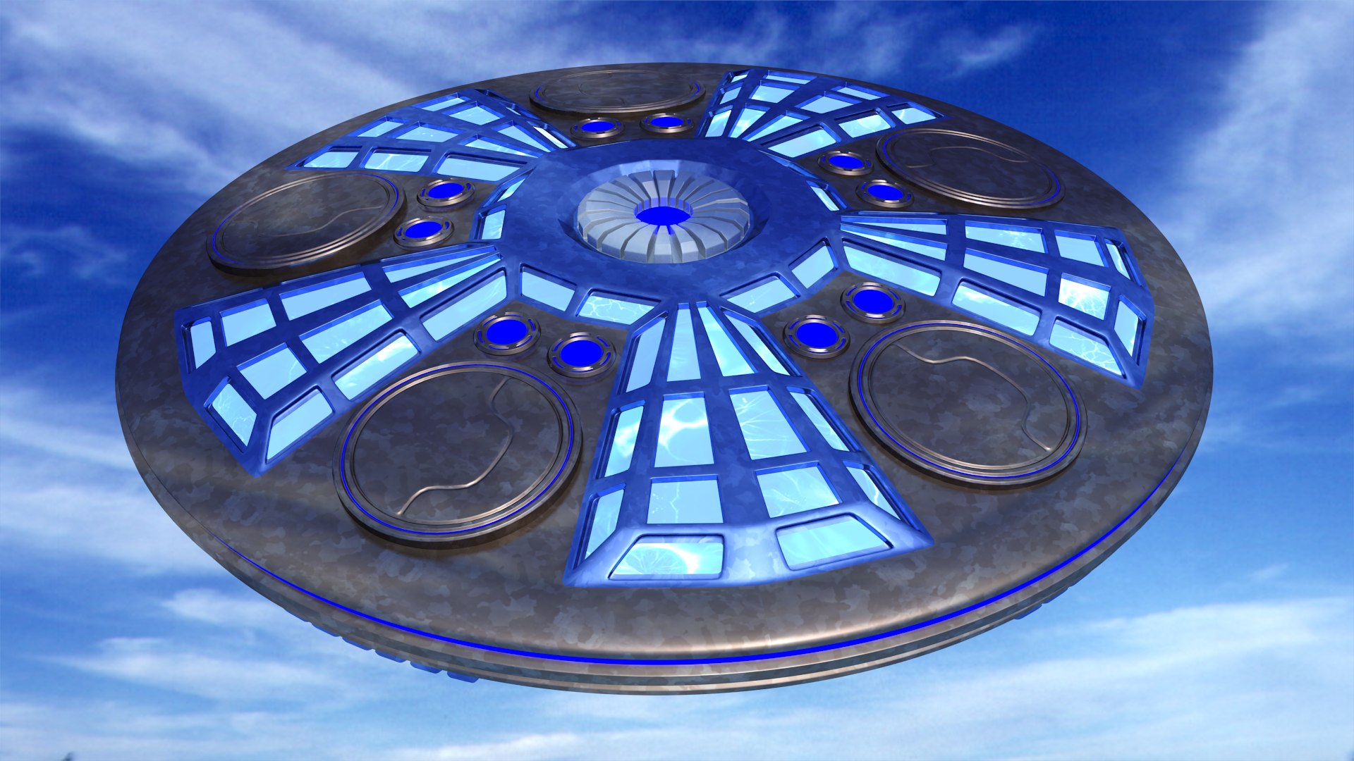 Ufo 3D model - TurboSquid 1580447