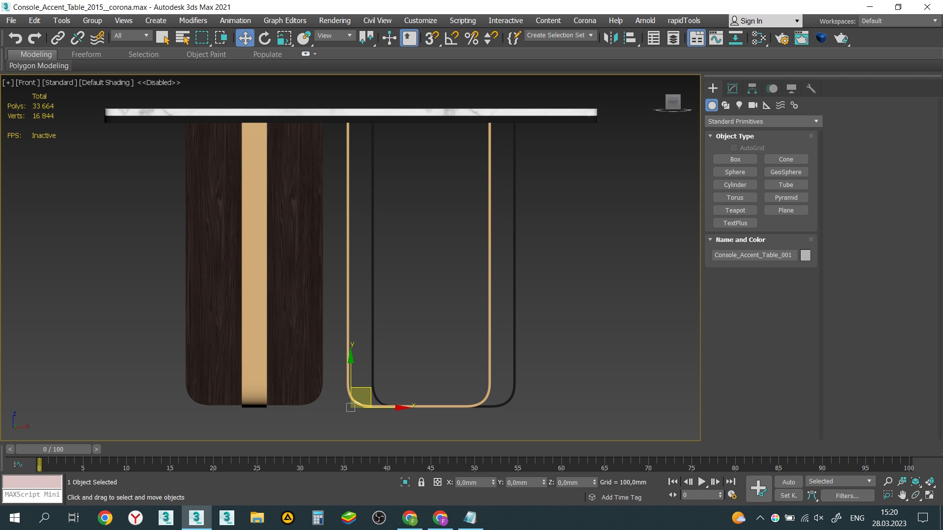 Console Accent Table 3D Model - TurboSquid 2048018