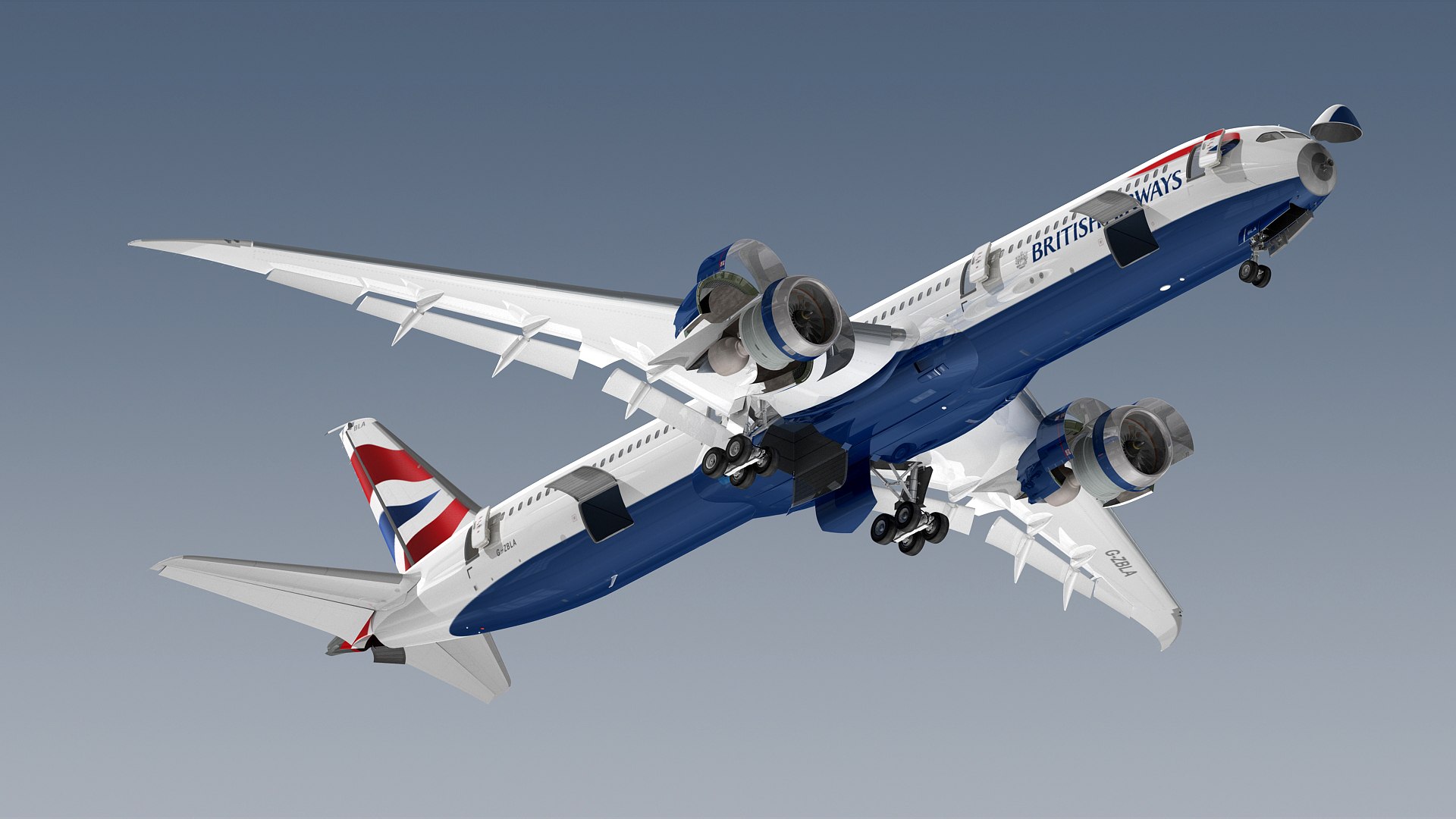 Boeing 787-10 British Airways Model - TurboSquid 2006200