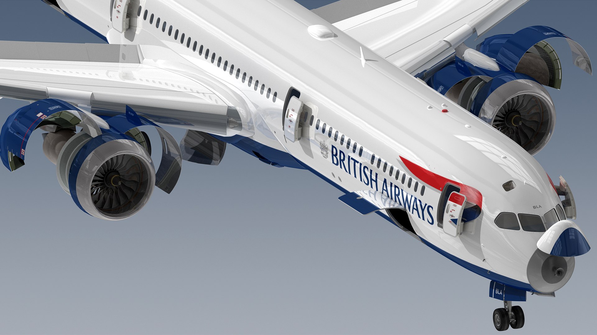Boeing 787-10 British Airways Model - TurboSquid 2006200