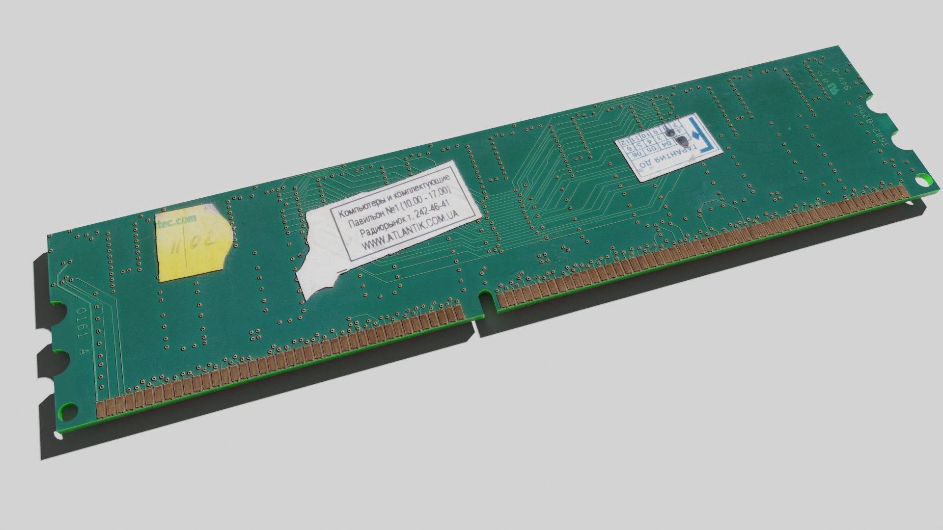 3D Model Hi-poly PC Memory Module RAM DDR1 SDRAM - TurboSquid 2414523