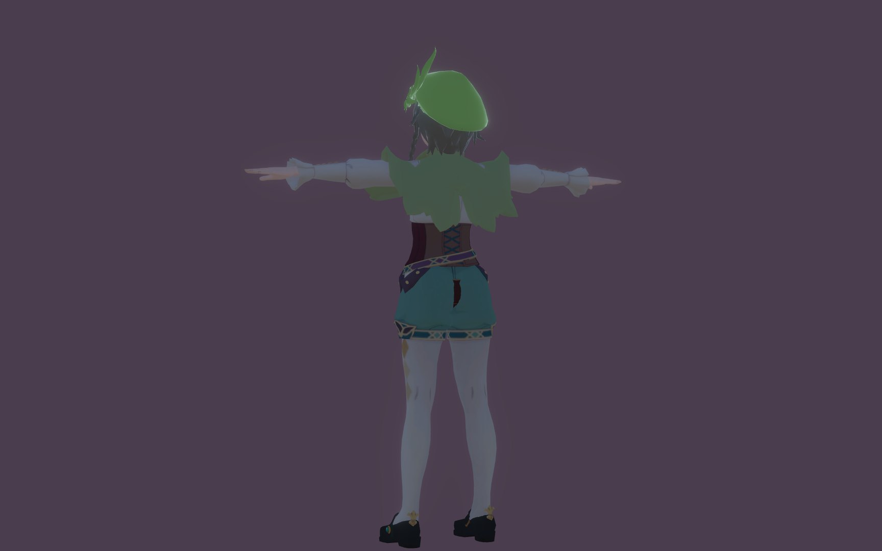 3DsMax Biped Model Genshin Impact Venti Cosplay 3D Model - TurboSquid ...