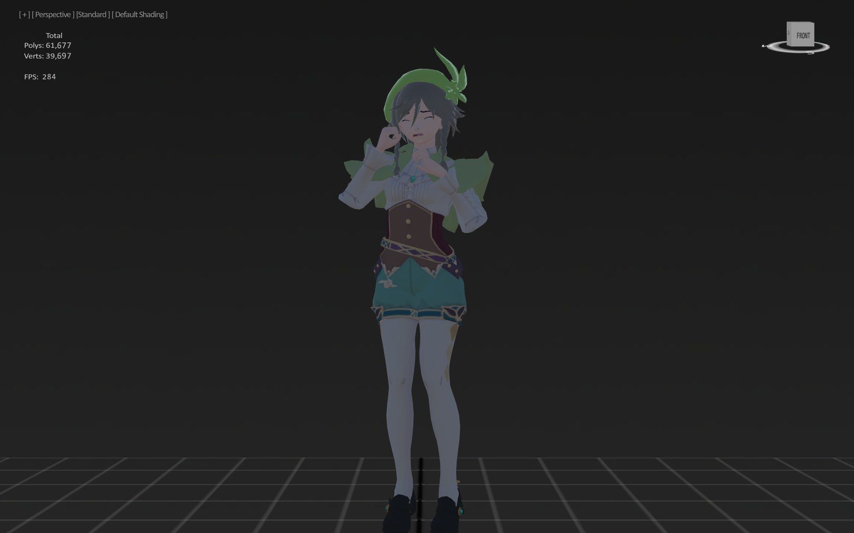 3DsMax Biped Model Genshin Impact Venti Cosplay 3D Model - TurboSquid ...