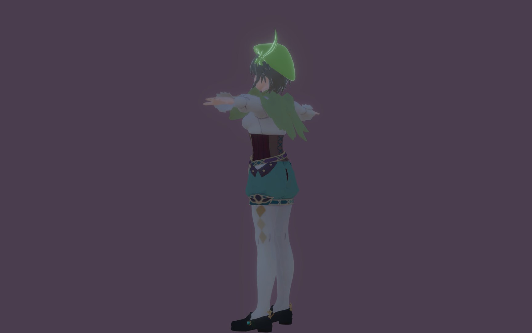 3DsMax Biped Model Genshin Impact Venti Cosplay 3D Model - TurboSquid ...