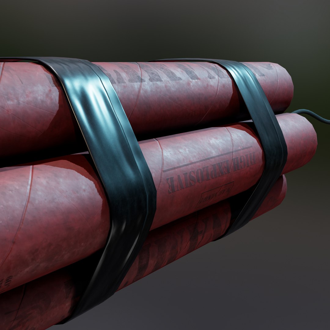 Dynamite pack 7 - model - TurboSquid 1532819