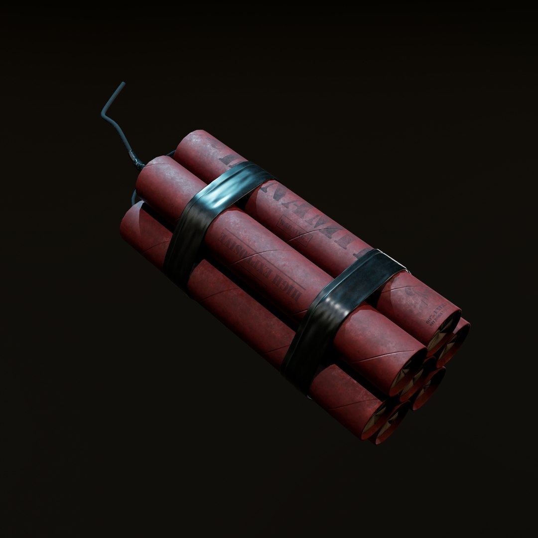 Dynamite pack 7 - model - TurboSquid 1532819