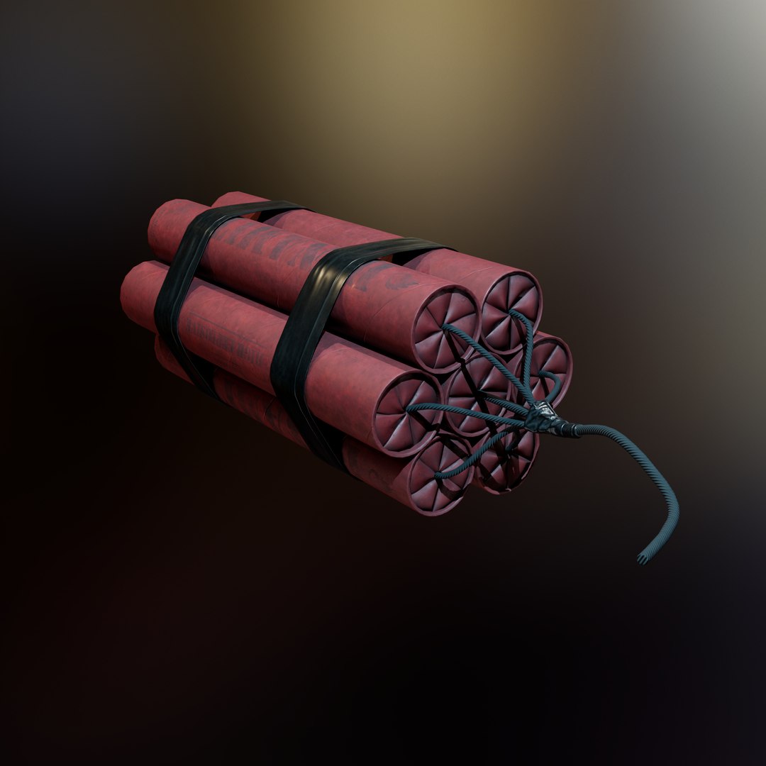 Dynamite pack 7 - model - TurboSquid 1532819