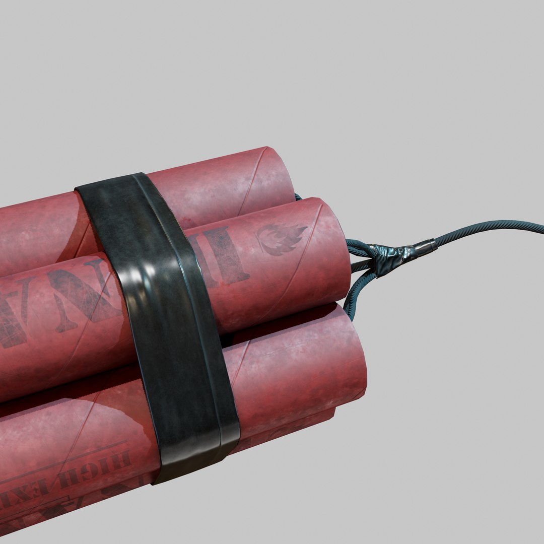 Dynamite pack 7 - model - TurboSquid 1532819