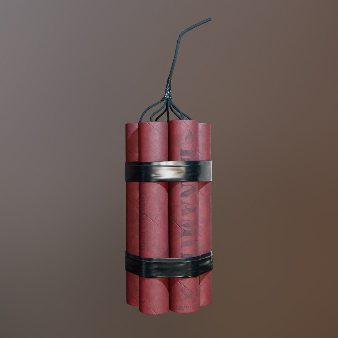 Dynamite pack 7 - model - TurboSquid 1532819