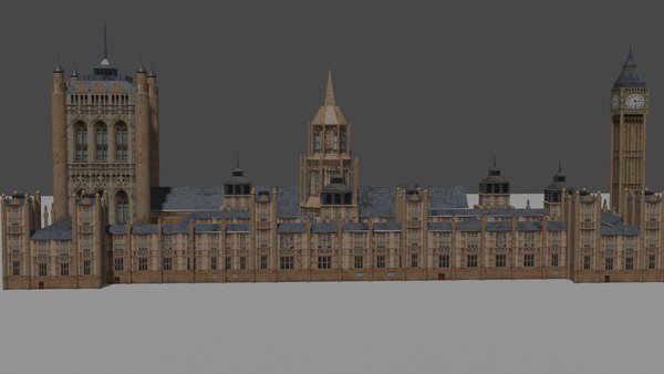 3D model big ben palace westminster - TurboSquid 1708700