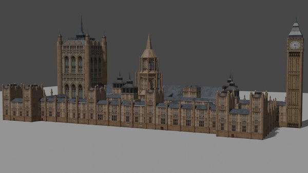 3D model big ben palace westminster - TurboSquid 1708700