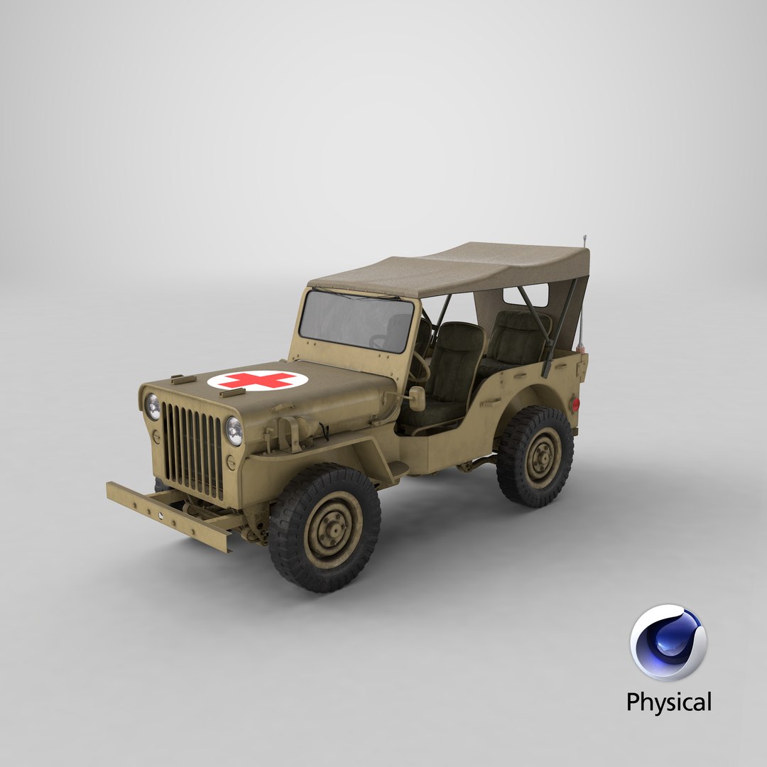 3D Real Willys Army Jeep Model - TurboSquid 1393973