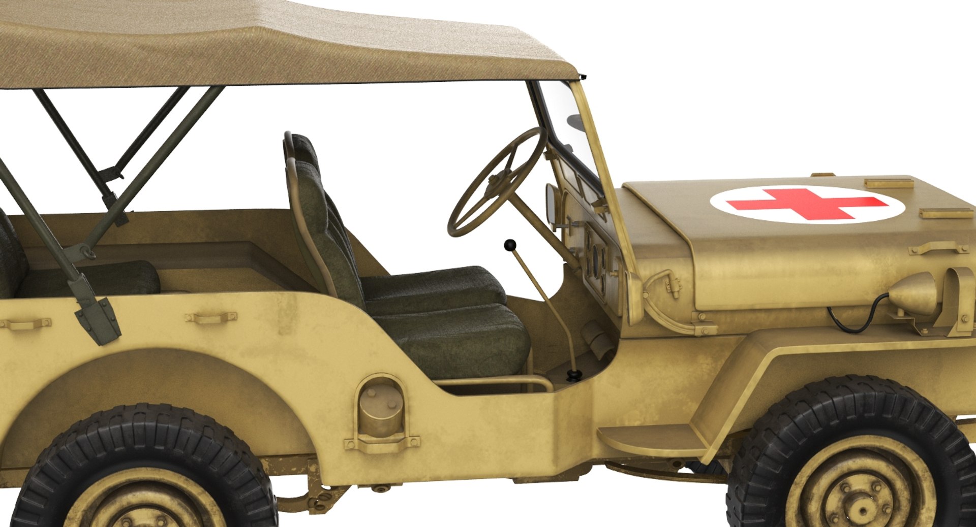 3D Real Willys Army Jeep Model - TurboSquid 1393973