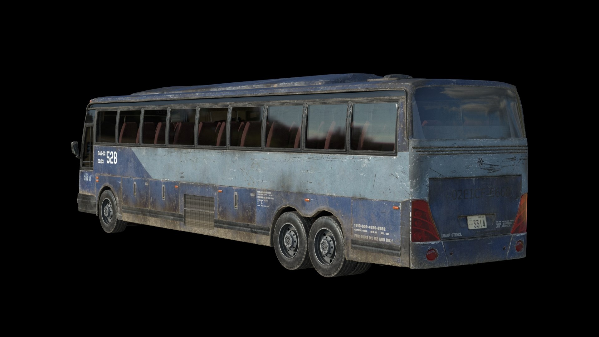 3D 3D Broken Bus Model - TurboSquid 1781598