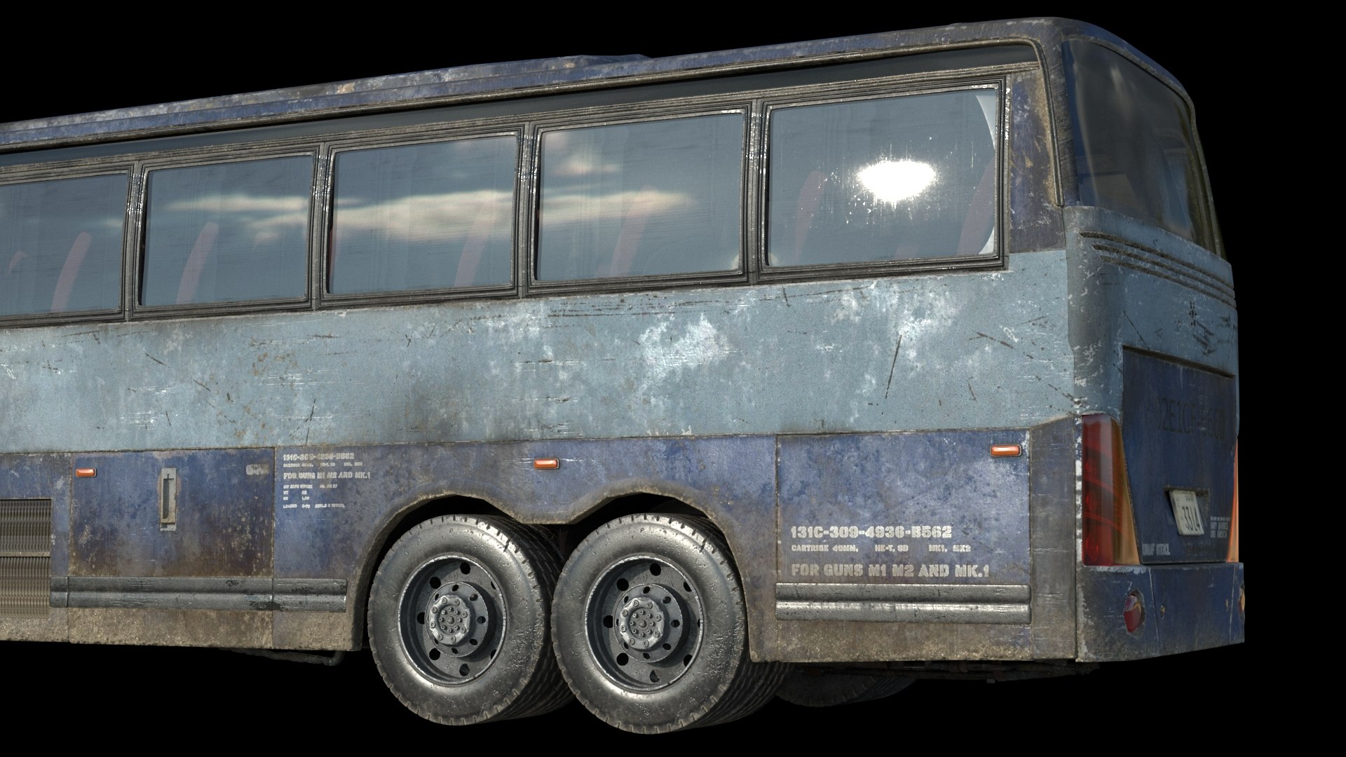 3D 3D Broken Bus Model - TurboSquid 1781598