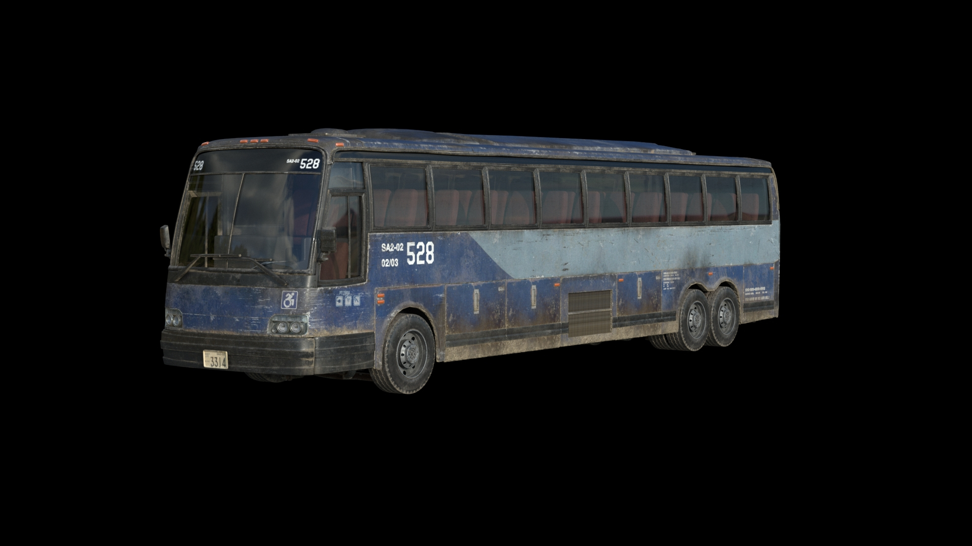 3D 3D Broken Bus Model - TurboSquid 1781598