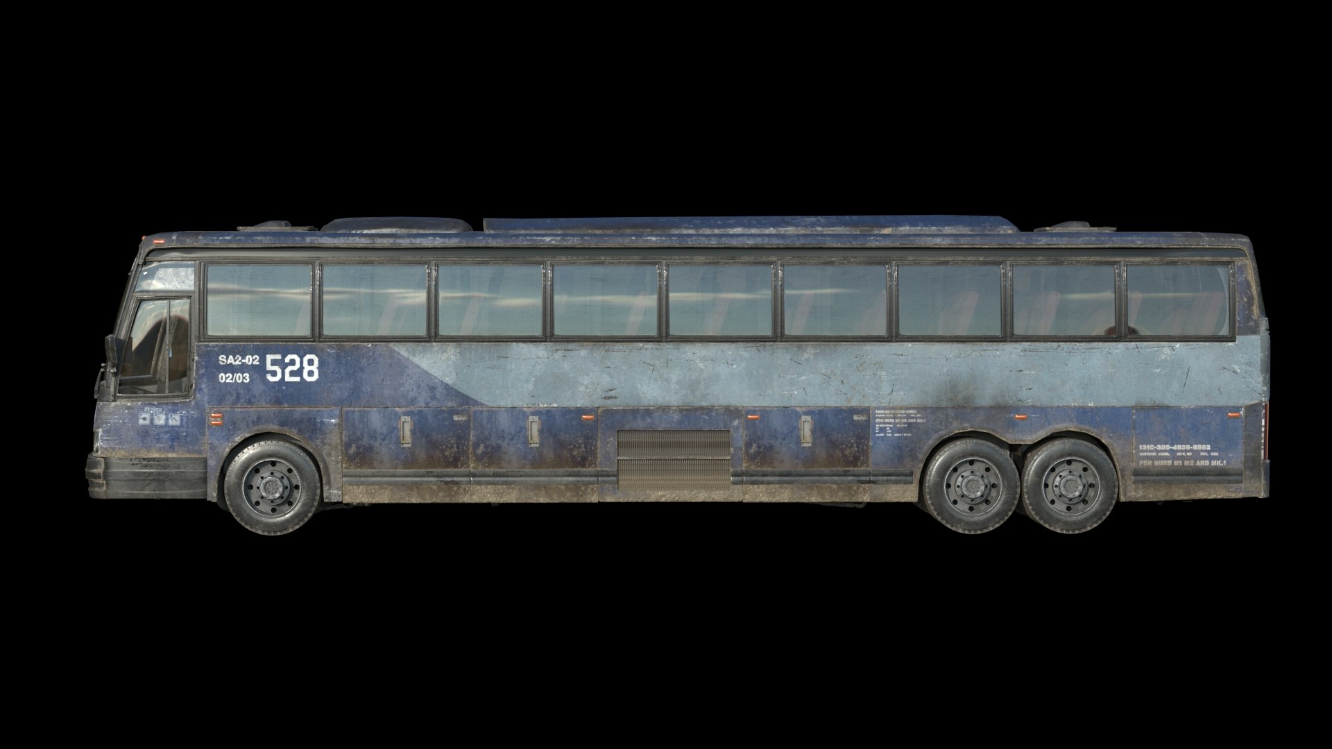 3D 3D Broken Bus Model - TurboSquid 1781598