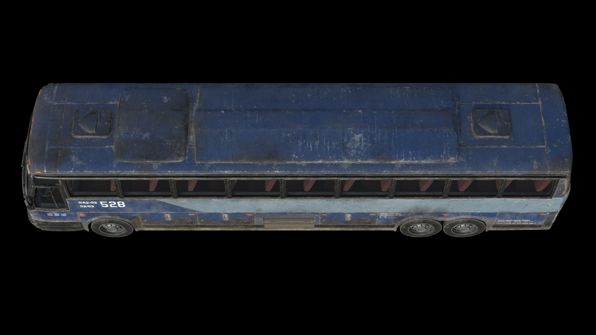 3D 3D Broken Bus Model - TurboSquid 1781598