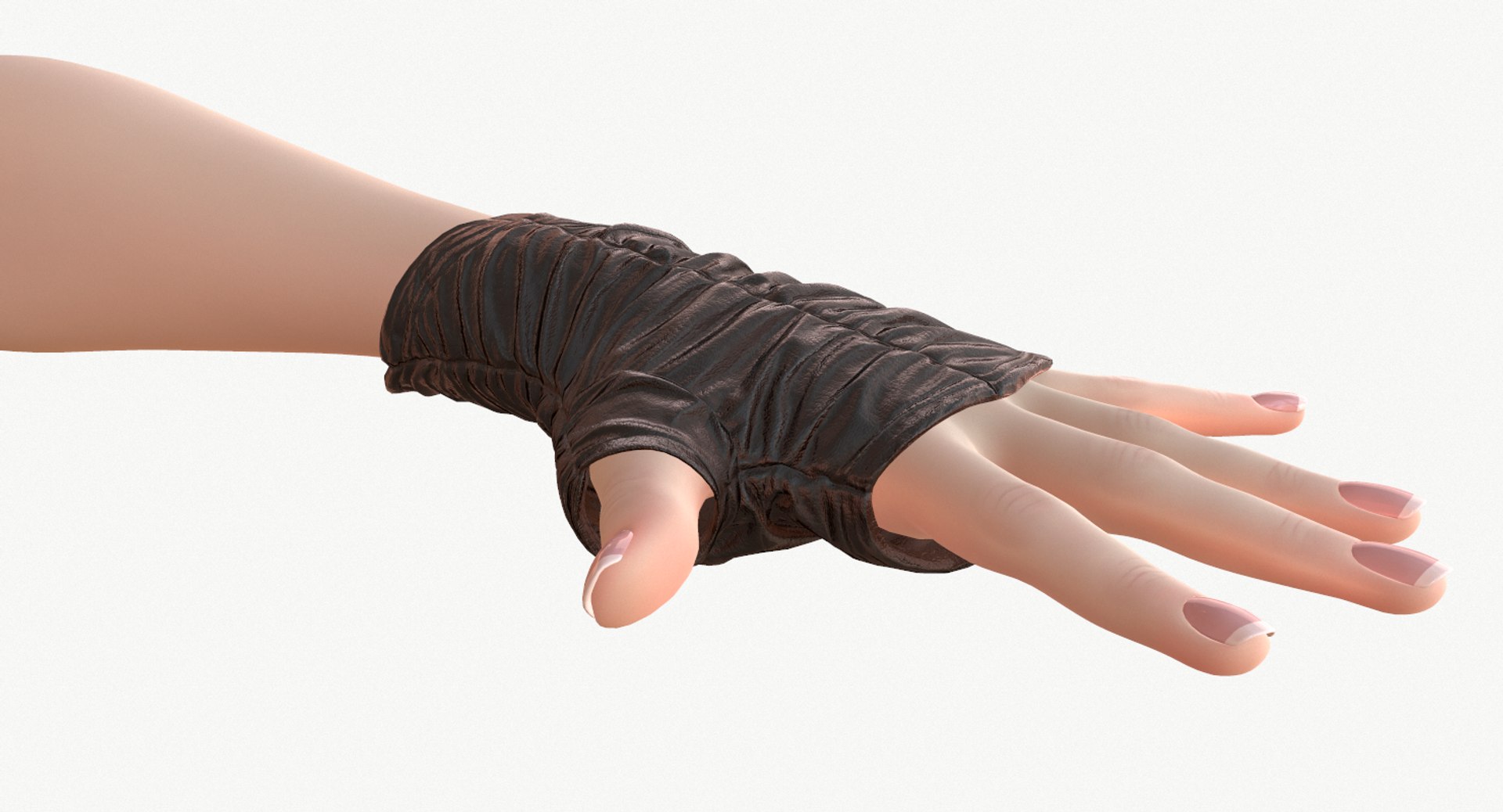Female Hand Glove 3D Model - TurboSquid 1187863