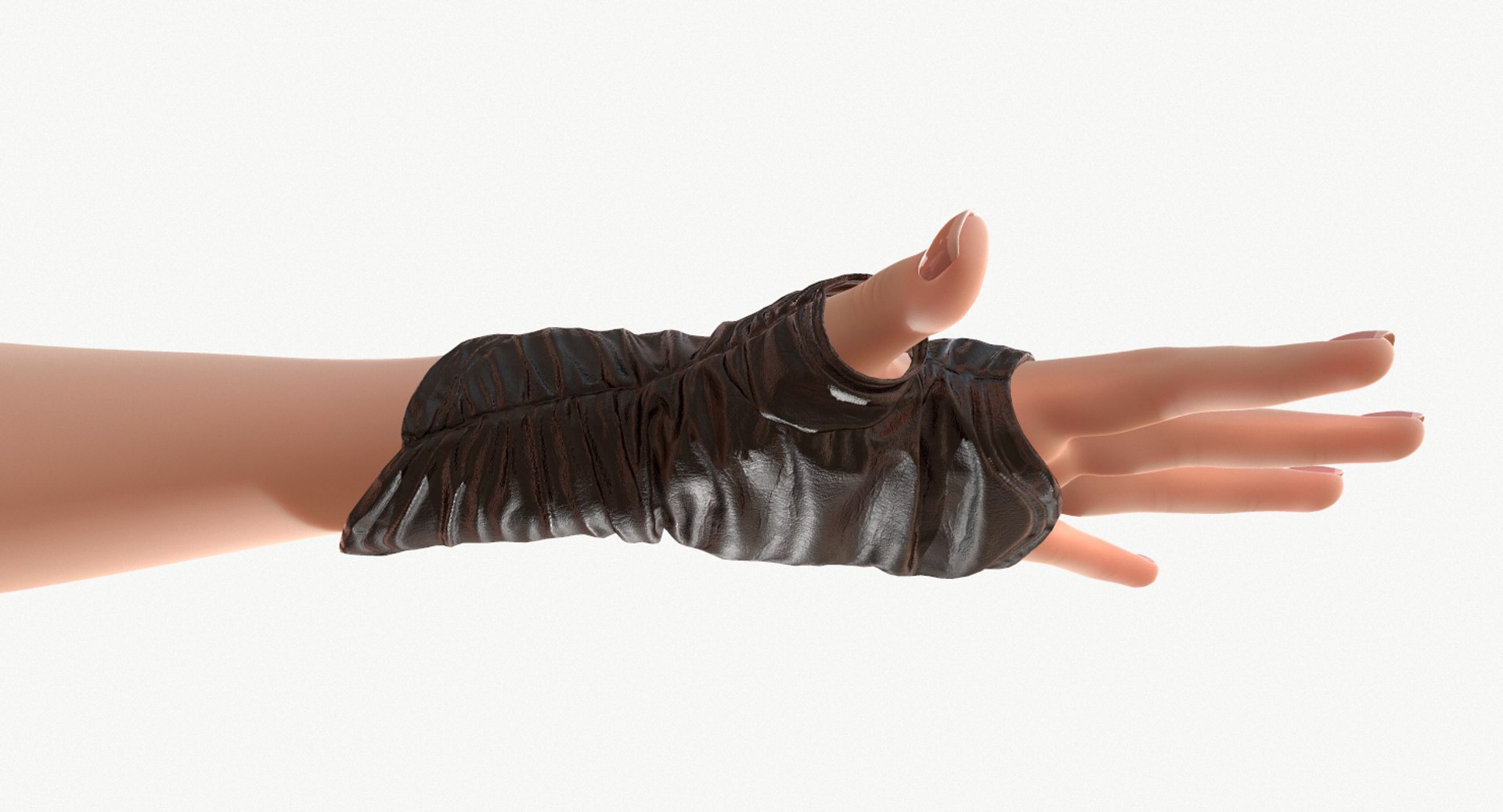 Female Hand Glove 3D Model - TurboSquid 1187863