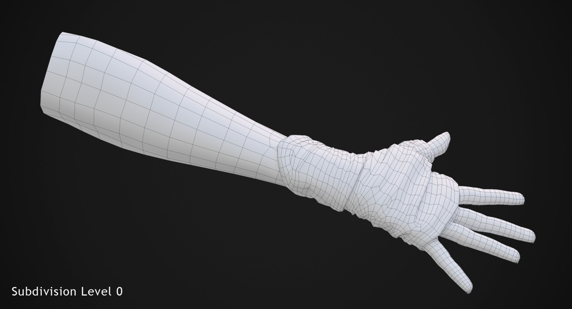 Female Hand Glove 3D Model - TurboSquid 1187863